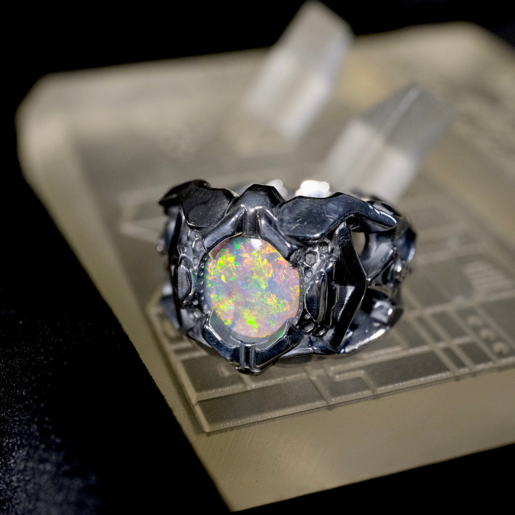 CYBER RING 0002 – Earthfire Jewellery