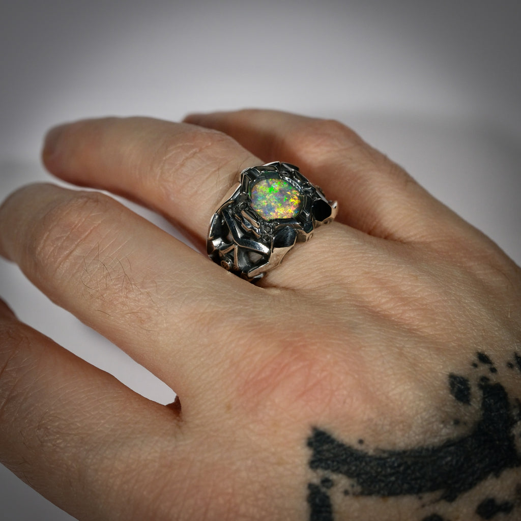 CYBER RING 0002 – Earthfire Jewellery